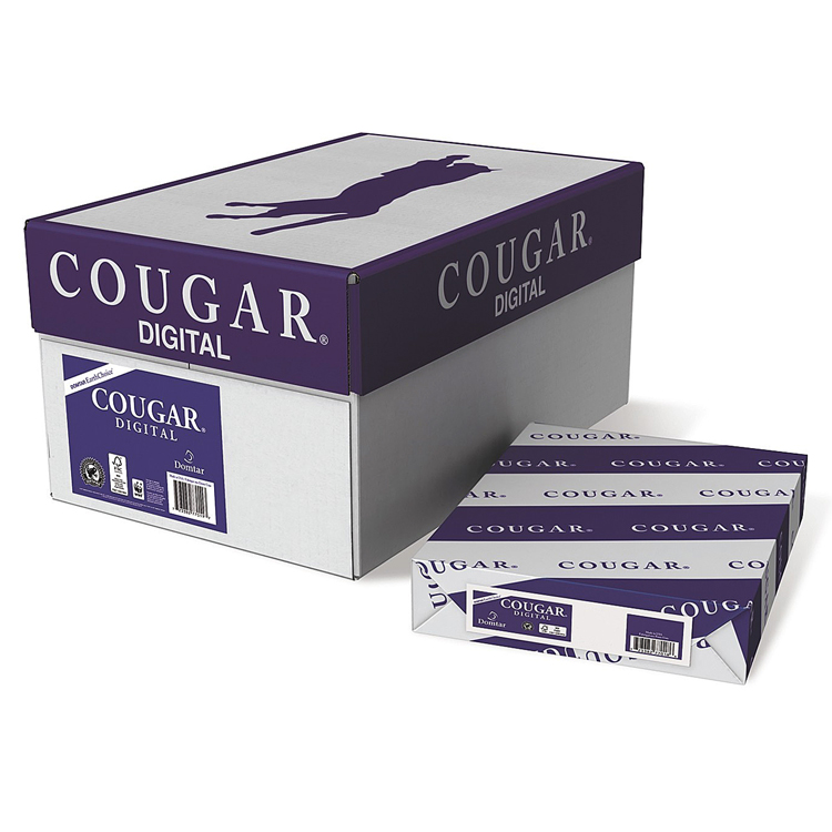 Cougar® Digital Smooth White 80 lb. Uncoated Cover 98 Bright 8.5x11 in ...