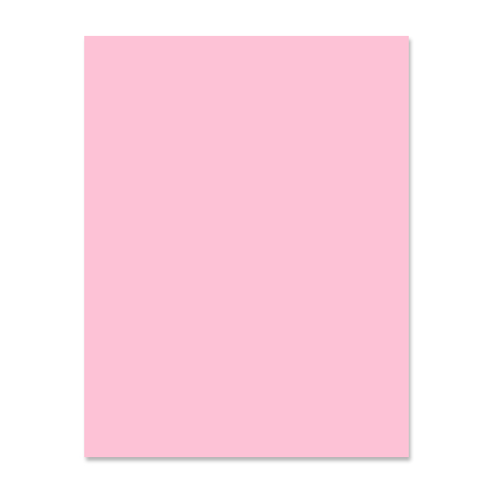 Domtar® Earthchoice Colors Pink Vellum 67 lb. Bristol Cover 8.5x11 in ...